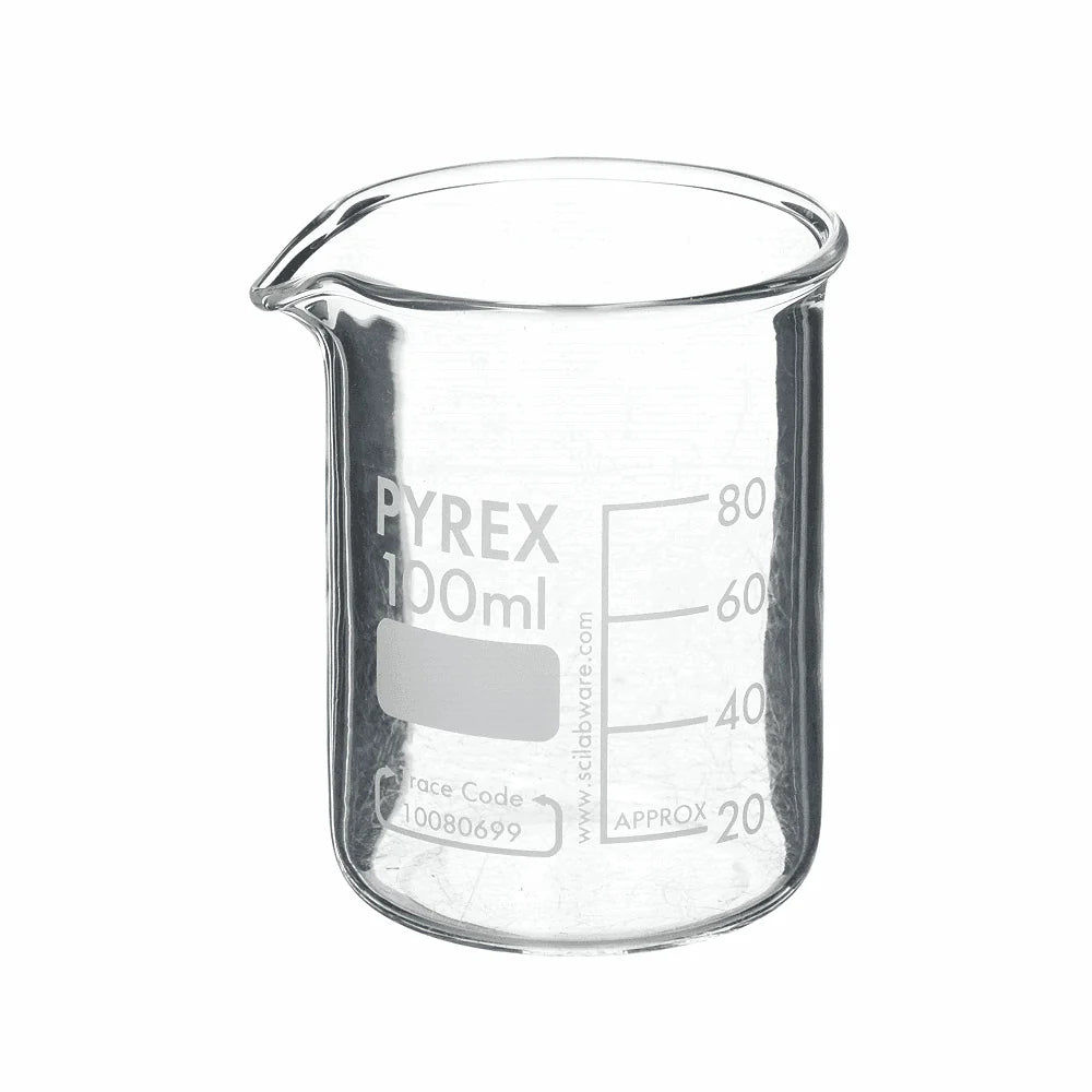 BEAKER 100ml Pyrex - Laboratory Beaker – Solution Science