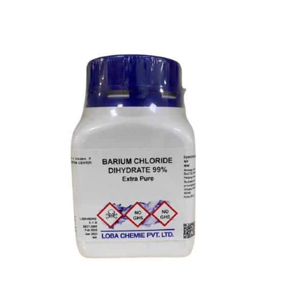 BARIUM CHLORIDE DIHYDRATE CRYST. PURE 500G(THOMAS BAKER) | Professional ...